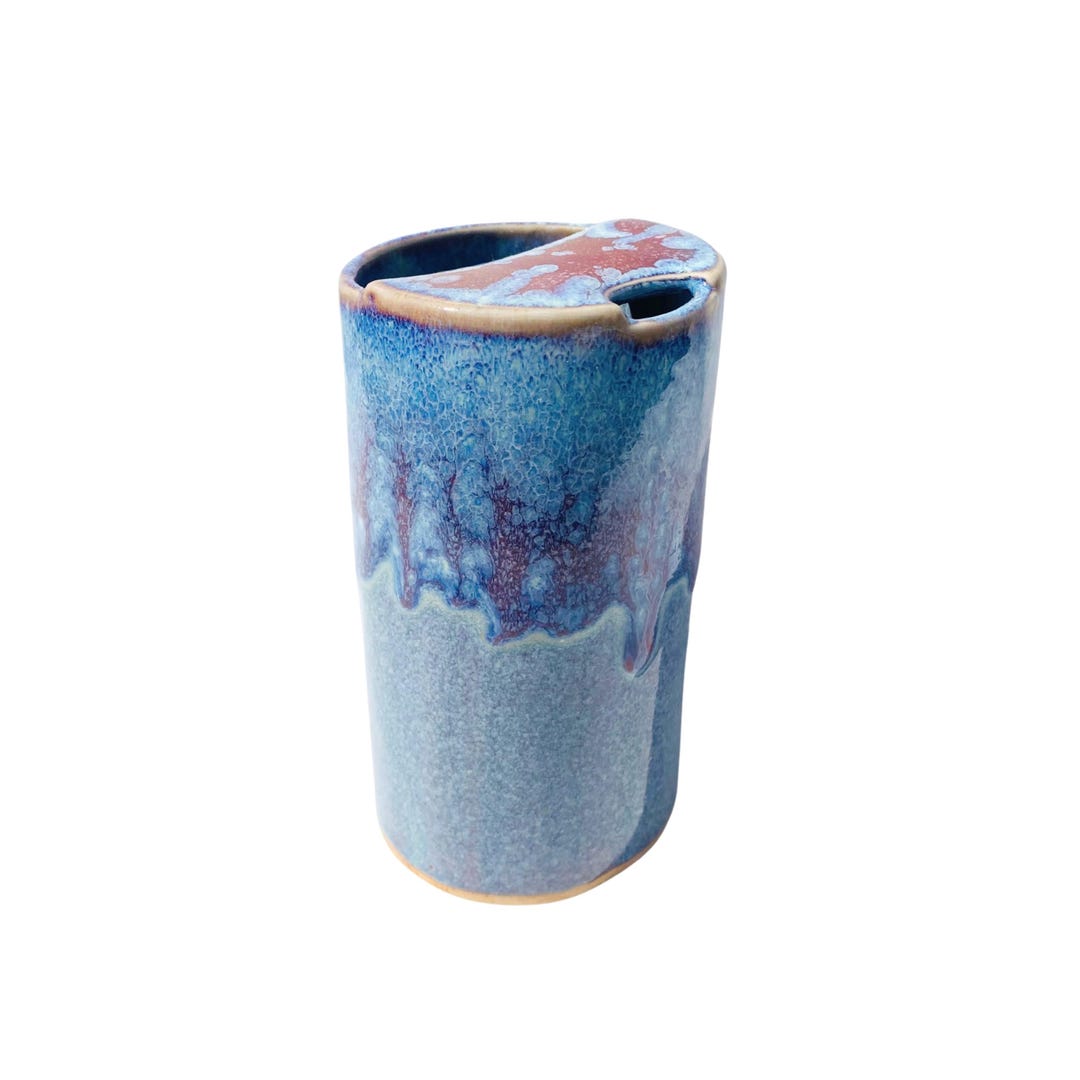 16 Ounce Travel Tumbler – Ceramic Stoneware Pottery Drinkware - Built ...