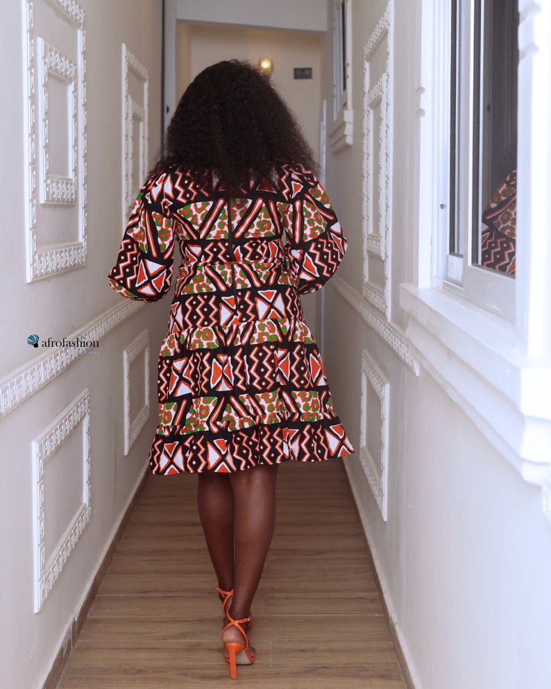 Afrofashion Nyame Nwu Na Mawu Dress - Etsy