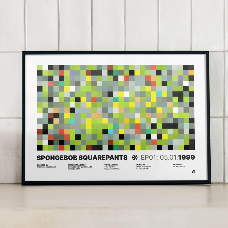Spongebob Poster - Etsy