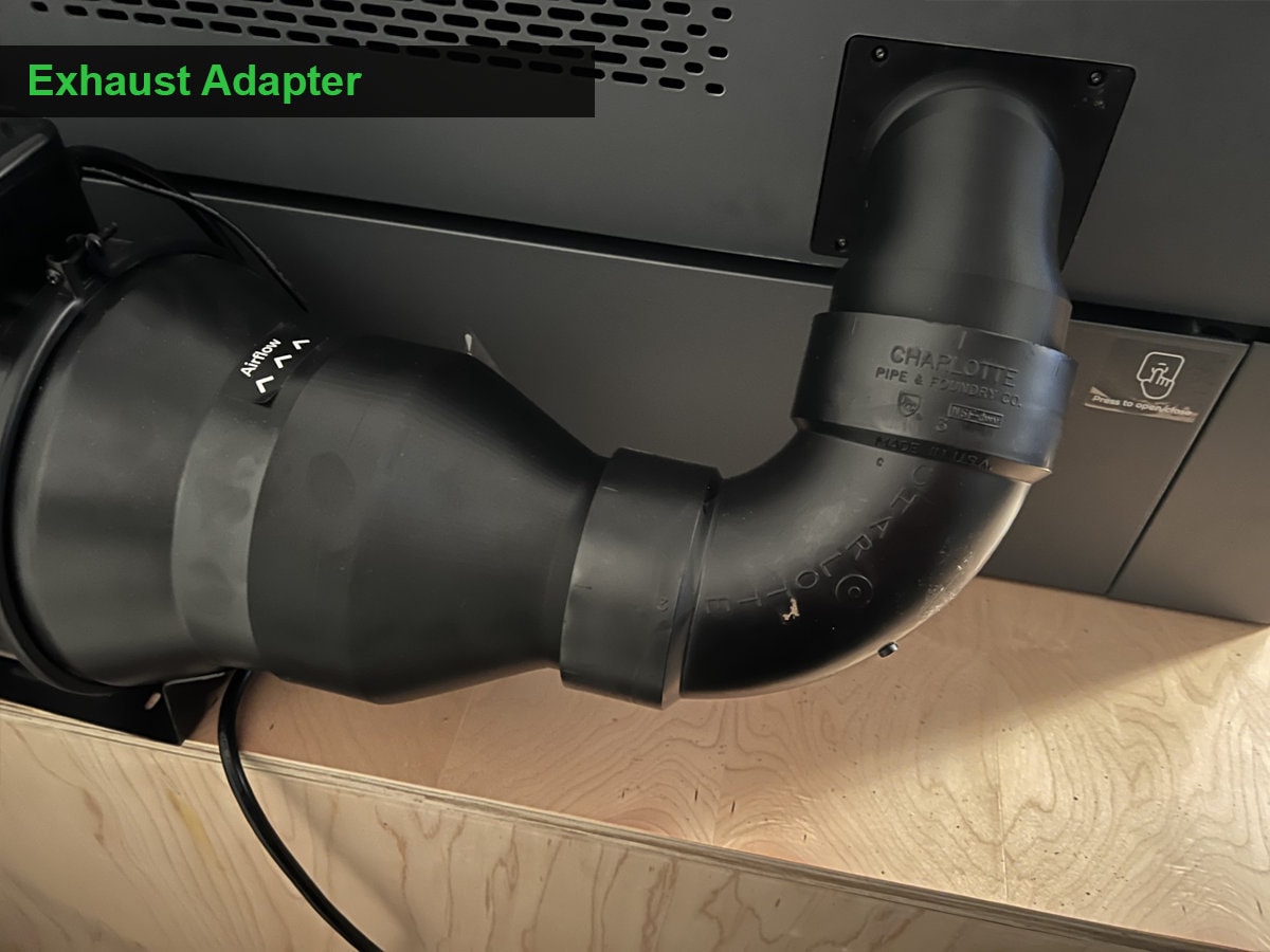 Xtool P2 Exhaust Adapters: 3D Printed Ducting Set - Etsy