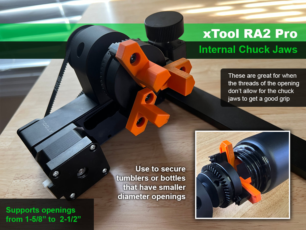 Xtool RA2 Rotary Internal Chuck Jaws - Etsy