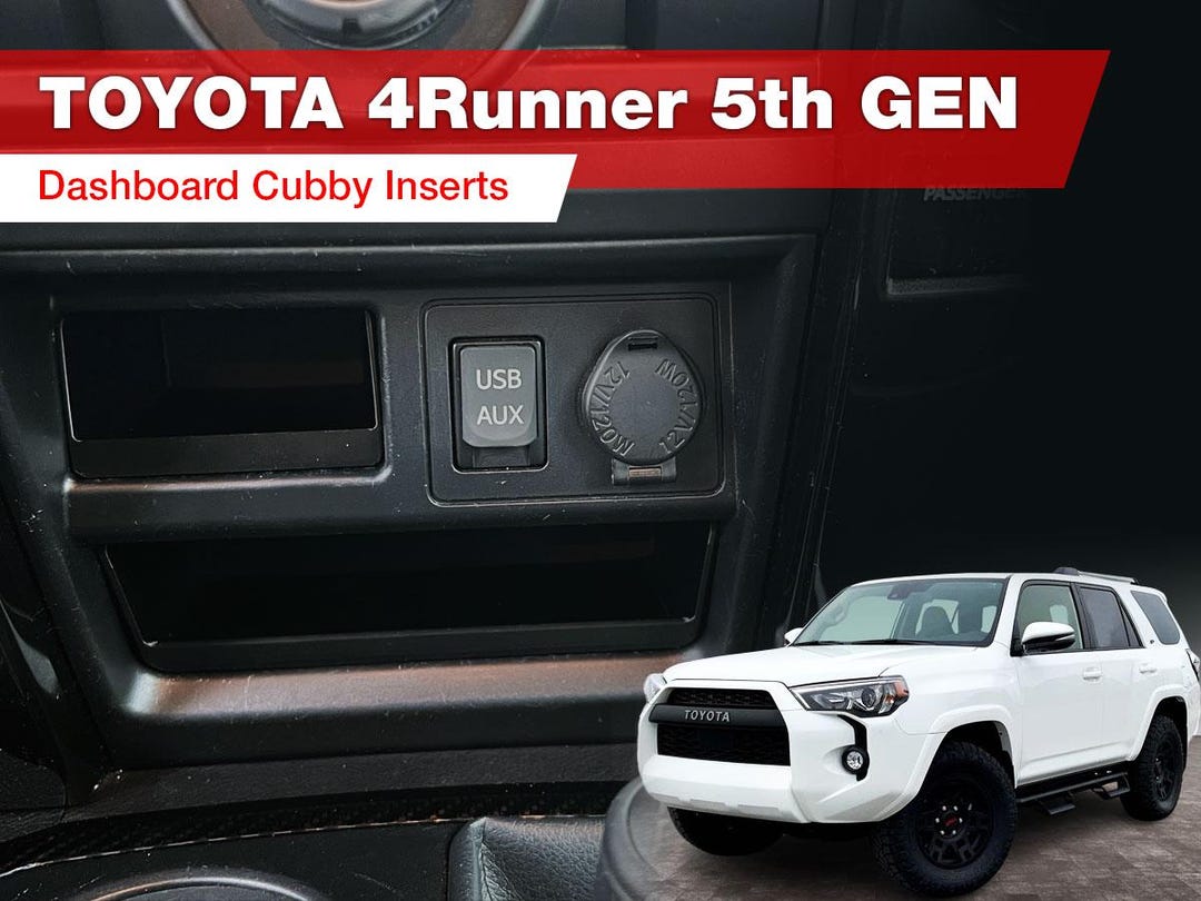 4runner Dashboard Cubby Inserts: 5th Gen (2014+) 3D Printed Storage - Etsy