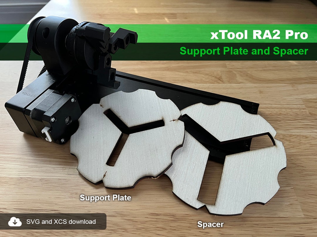 Xtool RA2 Pro Pro Rotary Support Plate and Spacer for Large Tumblers - Etsy
