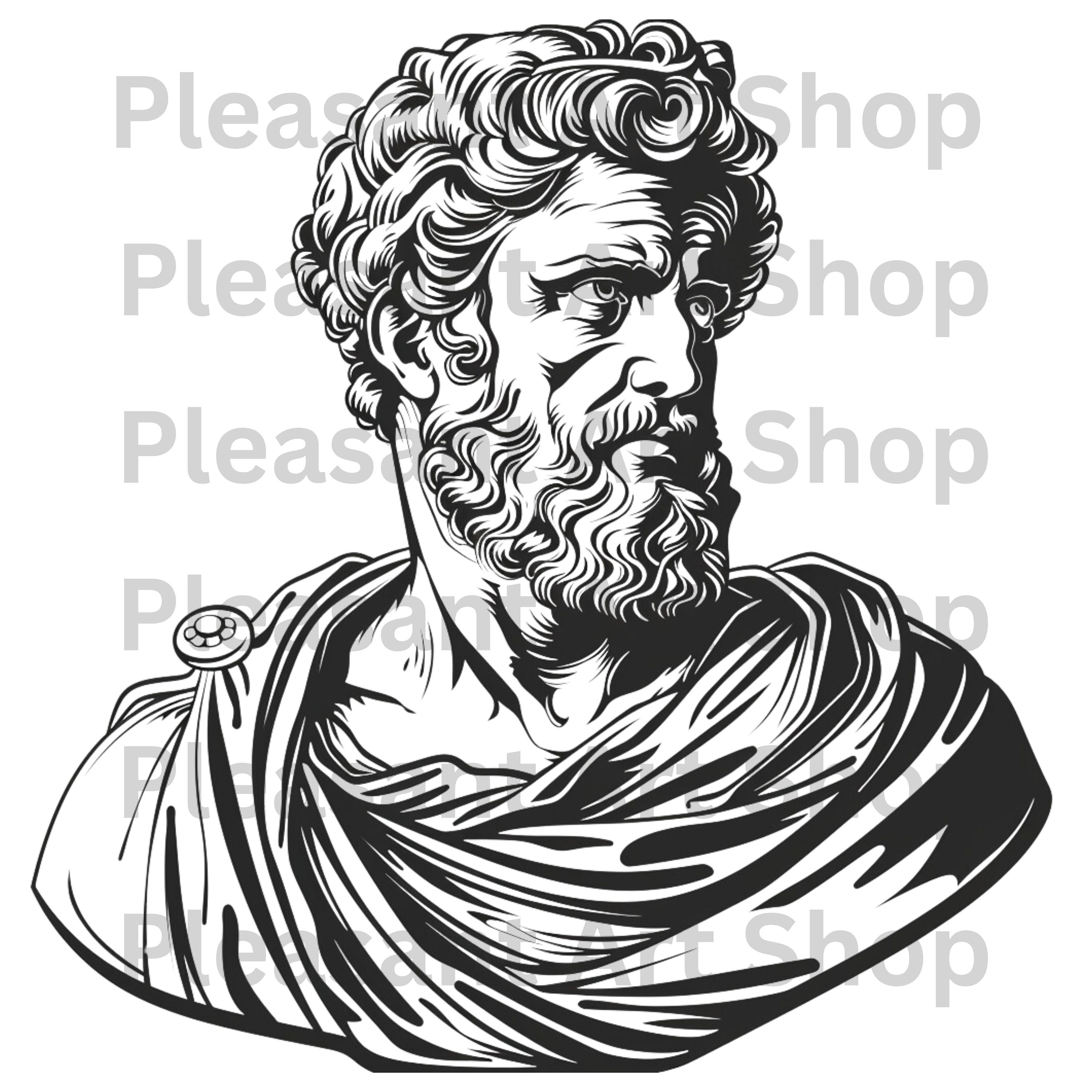 Stoic Shirt Design Ancient Stoicism Sublimation Instant Digital ...