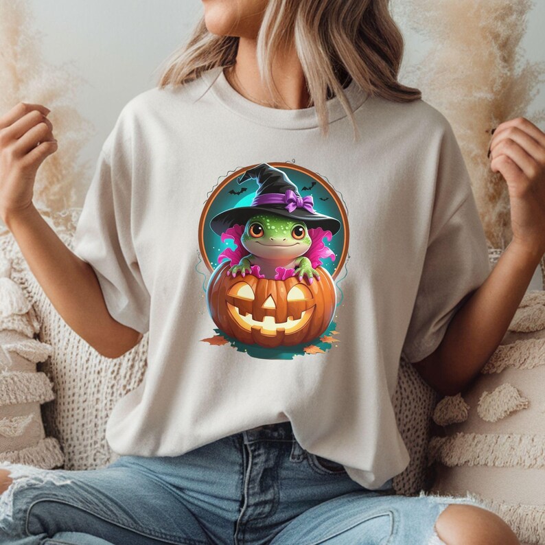 Kawaii Witch Axolotl Halloween PNG | Spooky-cute Clipart - Etsy