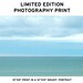 Limited Edition Photography Print. 10x8 Print in a 12x10 Mount ...