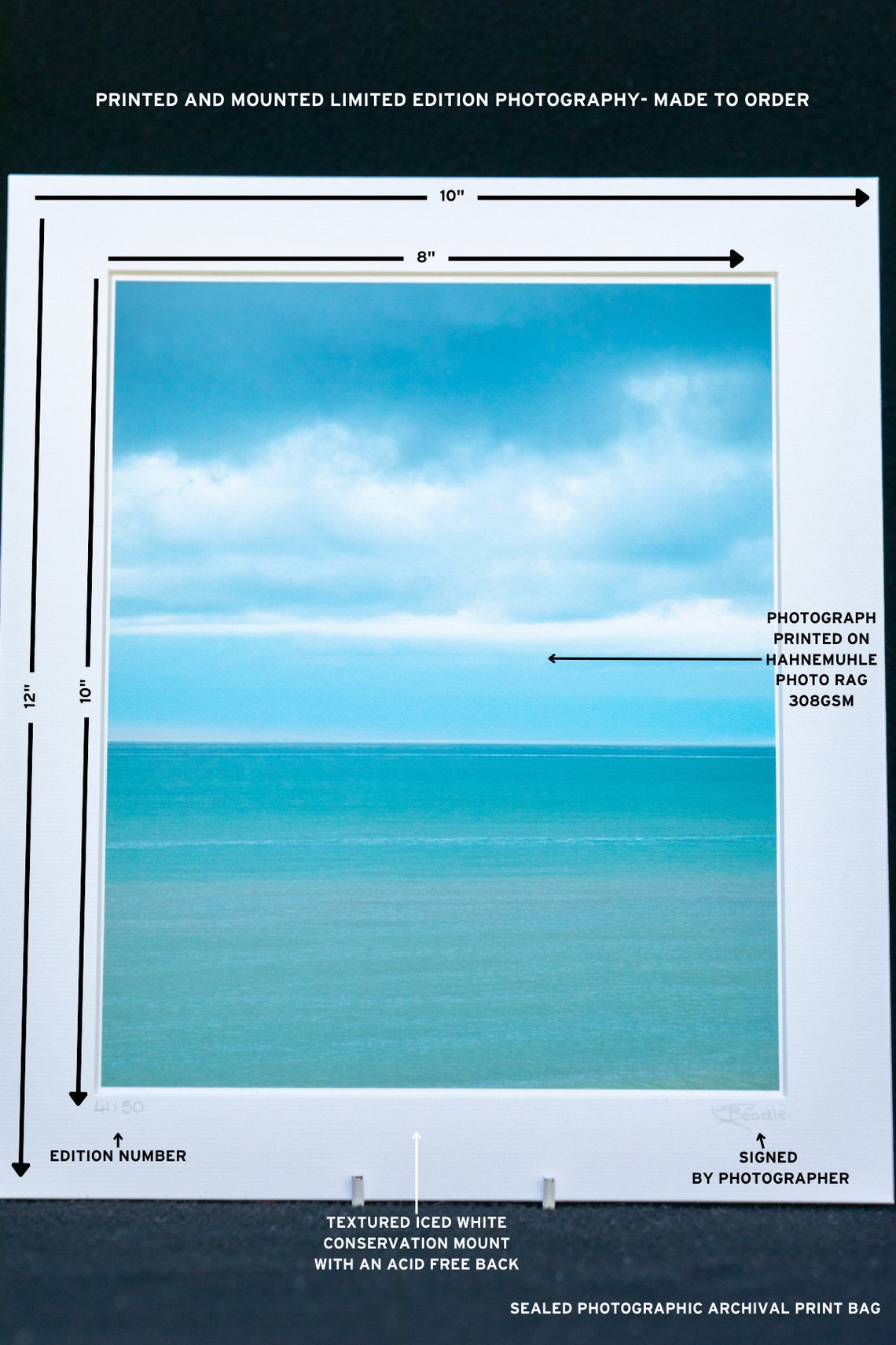 Limited Edition Photography Print. 10x8 Print in a 12x10 Mount ...