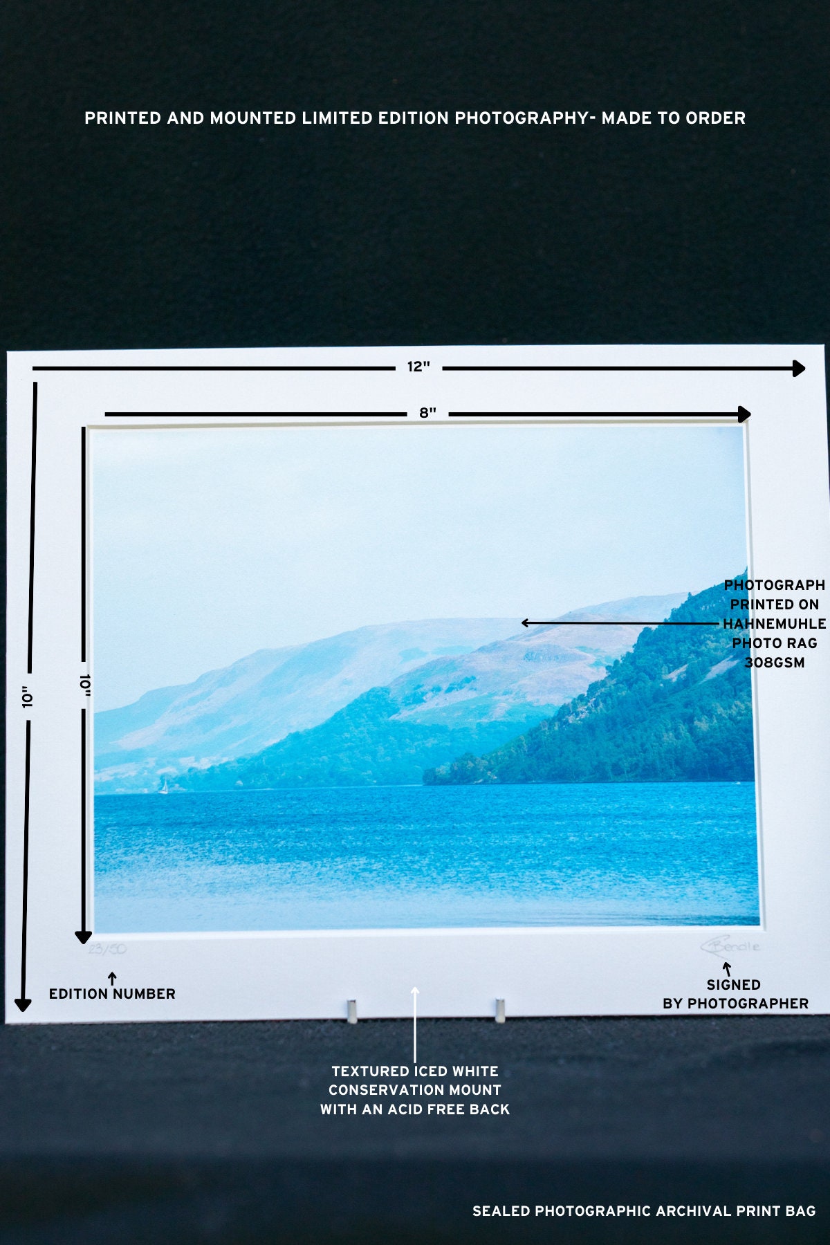 Limited Edition Photography Print. 10x8 Print in a 12x10 Mount ...