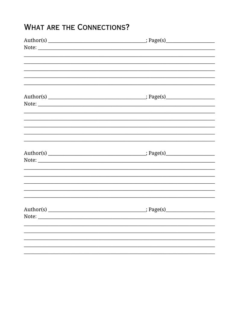 Research Journal - Note Taking for the Academically Minded - Etsy