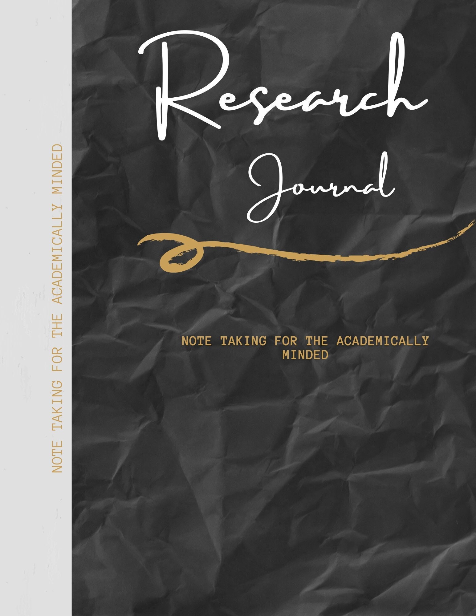 Research Journal - Note Taking for the Academically Minded - Etsy