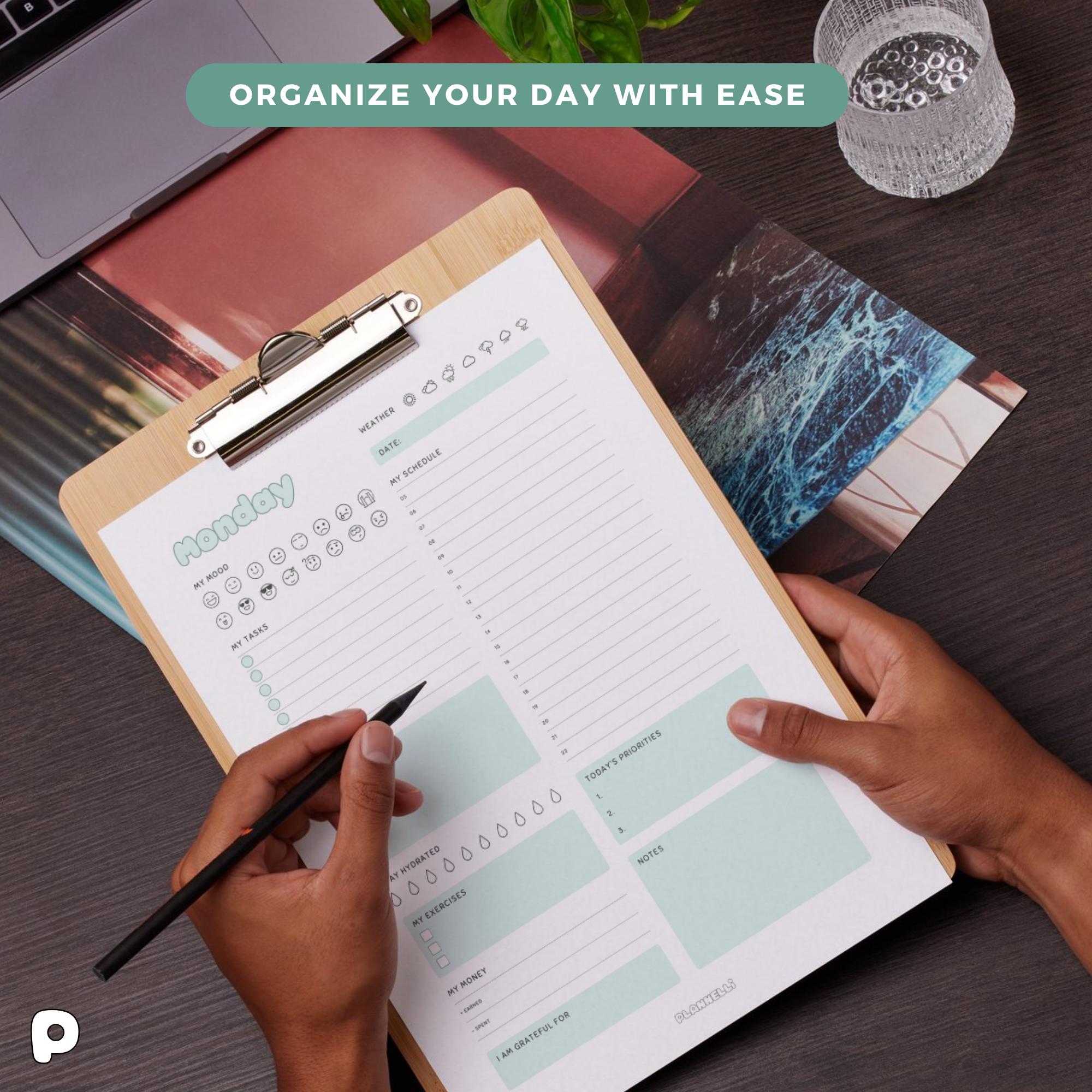 Daily Planner | 7 Days Planner Printable | Weekly Planner | Daily to Do ...