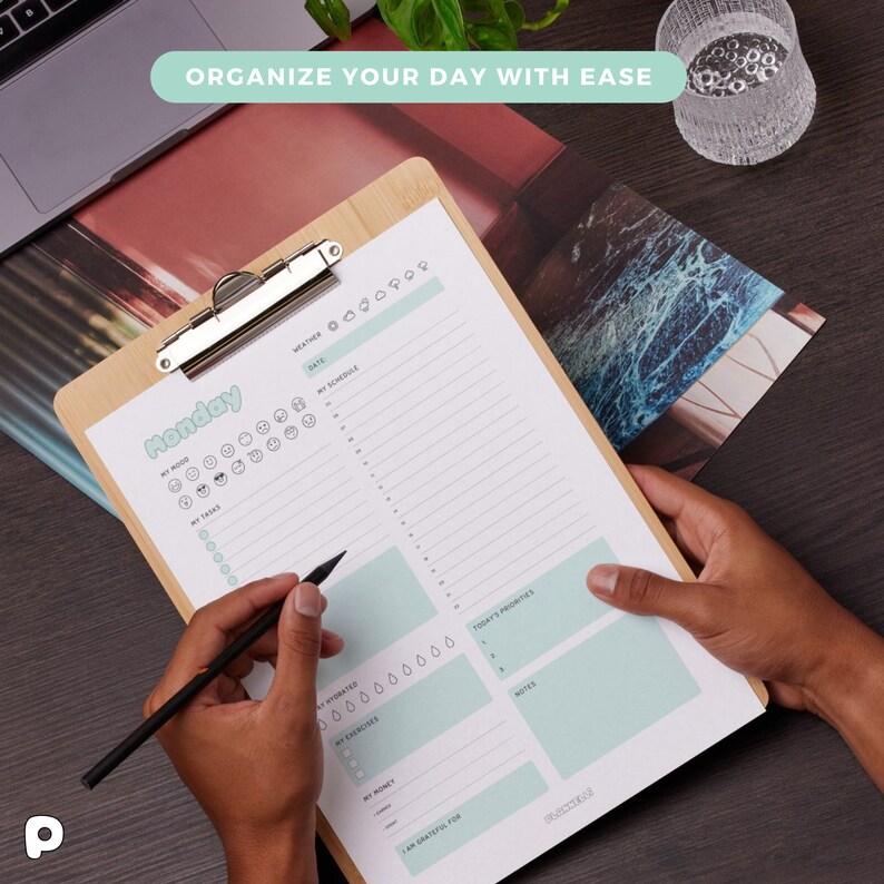 Daily Planner 7 Days Planner Printable Weekly Planner Daily to Do List ...