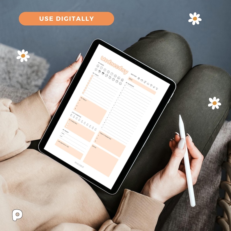 Daily Planner | 7 Days Planner Printable | Weekly Planner | Daily to Do ...
