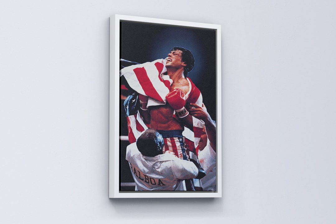 Rocky Balboa Poster Celebrating Boxing Framed Art 307 - Etsy