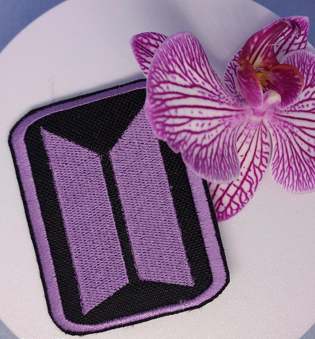 BTS Logo Embroidered Iron-on Patch: K-pop Army - Etsy