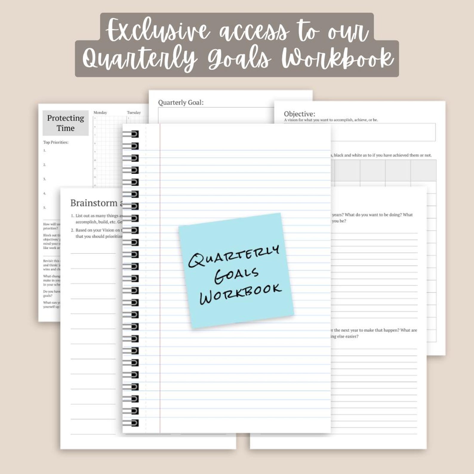 Undated Linked Yearly Digital Planner (vertical): Inspired by Hobonichi ...