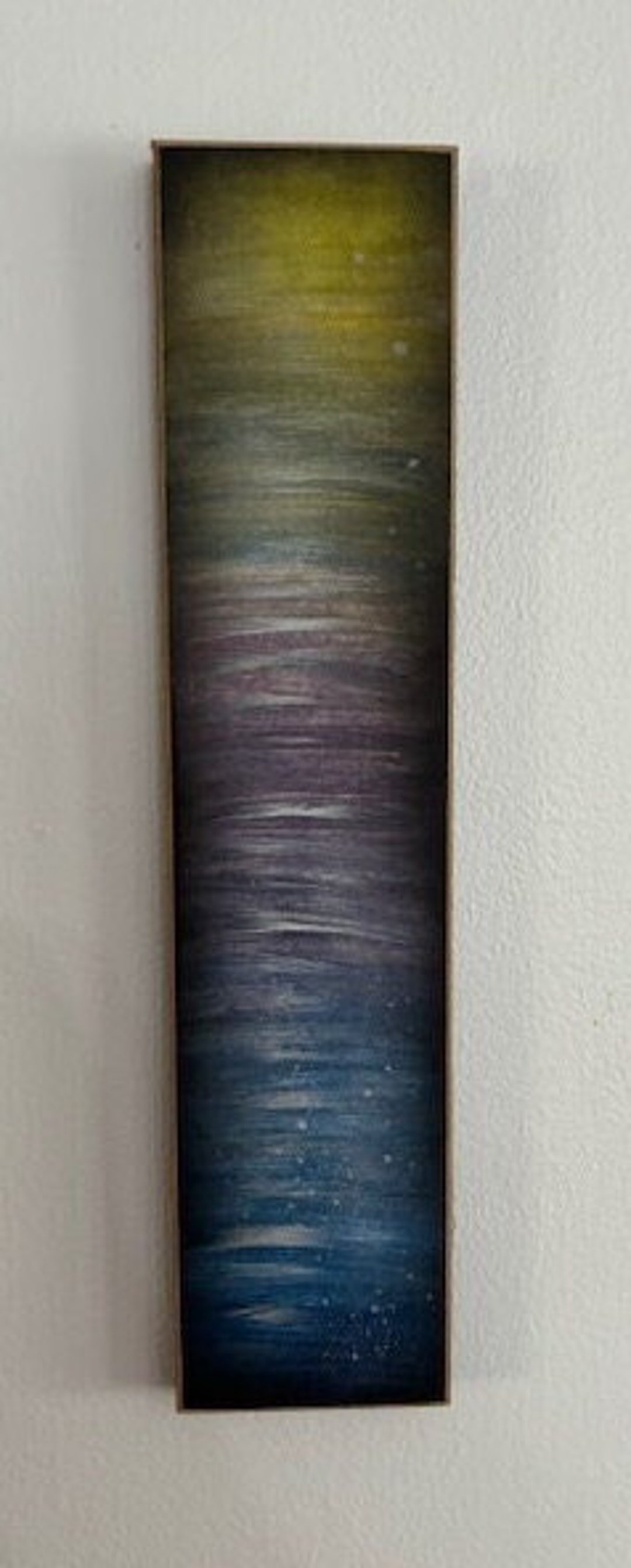 Tricolor Wood Panel Painting - Etsy