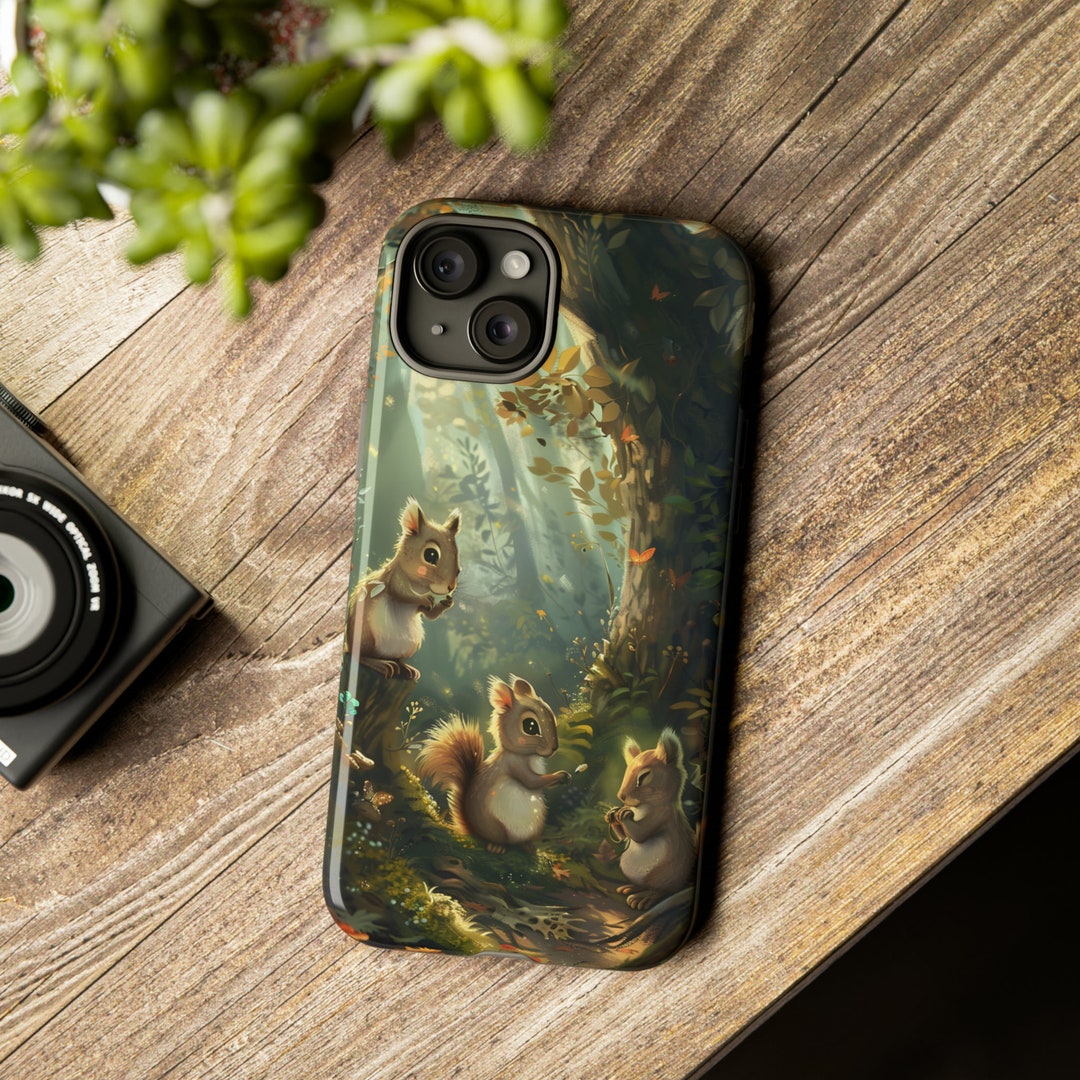 Squirrels Phone Case | Cute Animals Phone Case for iPhone 15 Pro Max 14 ...