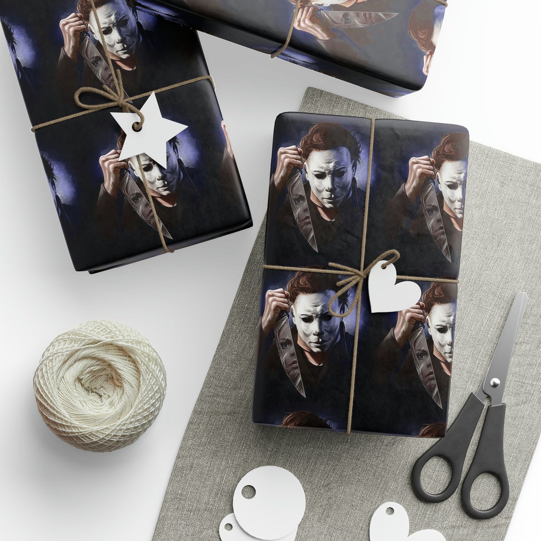 Michael Myers Gift Wrap. Michael Myers Wrapping Paper. Horror Film ...