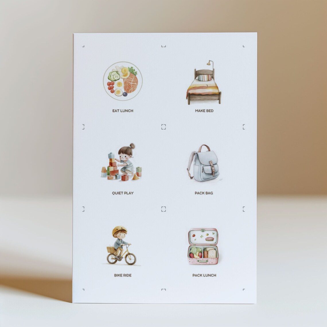 Printable 24 Routine Cards | Montessori Flash Cards, Preschool Prints ...
