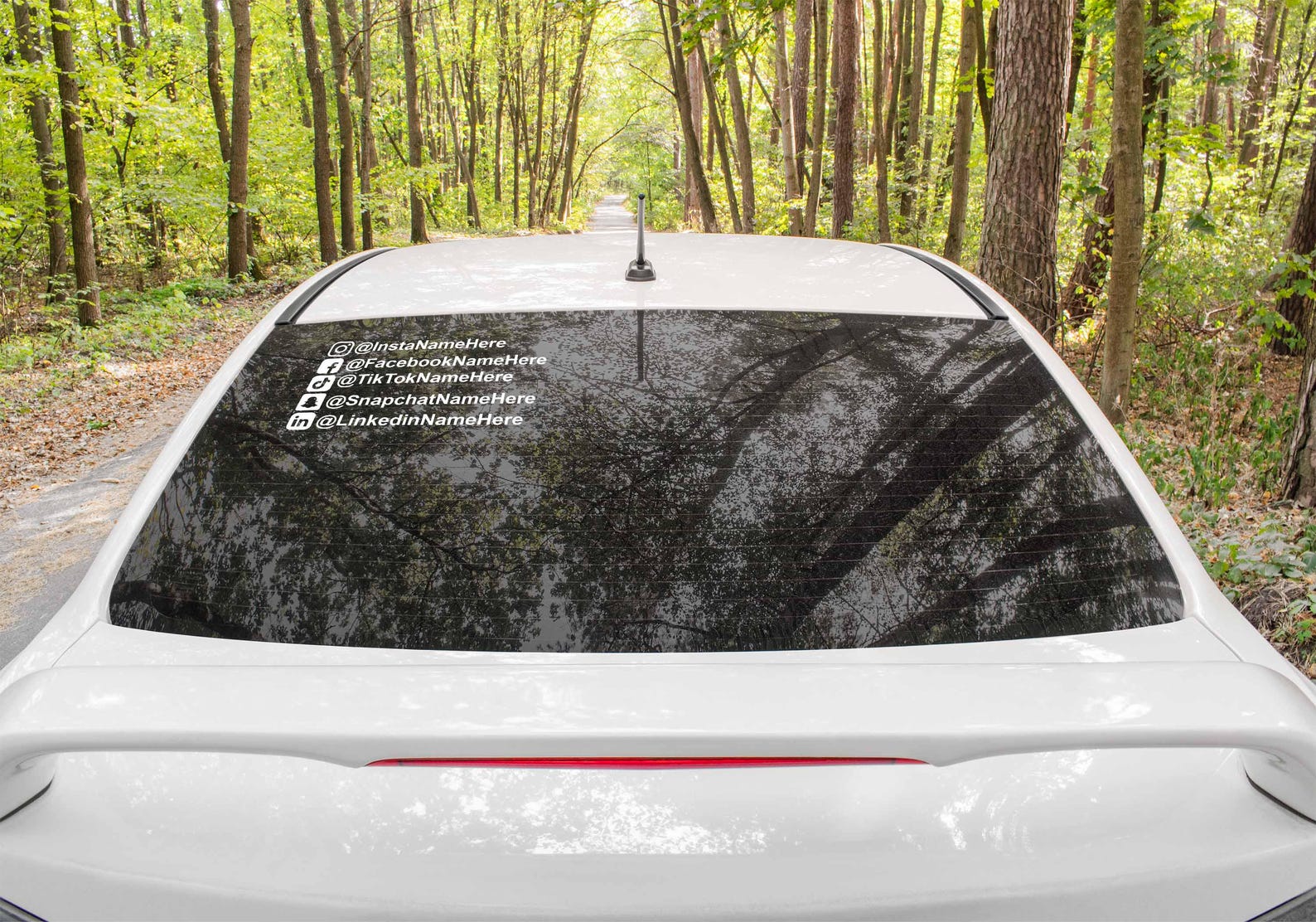 2x Instagram Sticker Car, Custom Instagram Decal, Social Media Decal ...