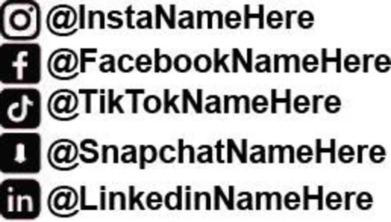 2x Instagram Sticker Car, Custom Instagram Decal, Social Media Decal ...