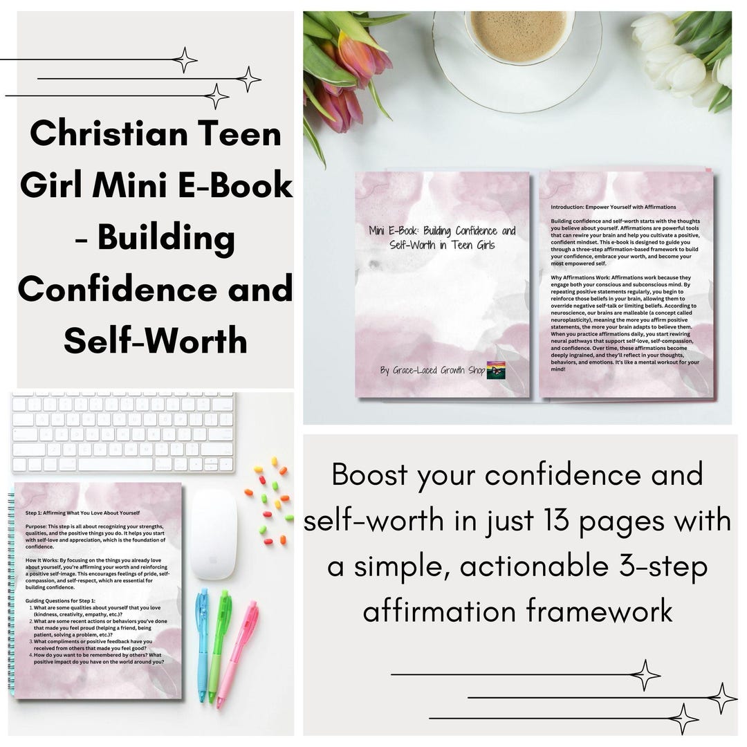 Christian Teen Girl Mini E-book - Simple 3 Step Framework for Building ...