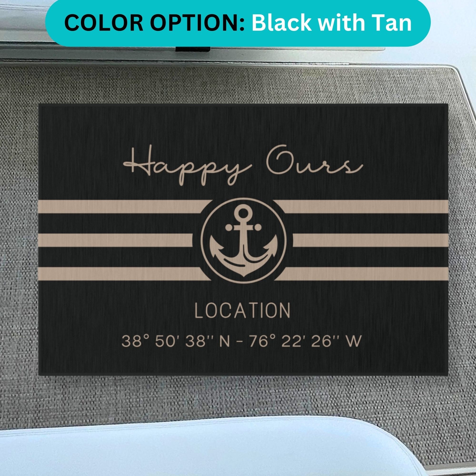 Custom Outdoor Boat Rug, Boat Name Location Rug, Personalized Boat Mat ...