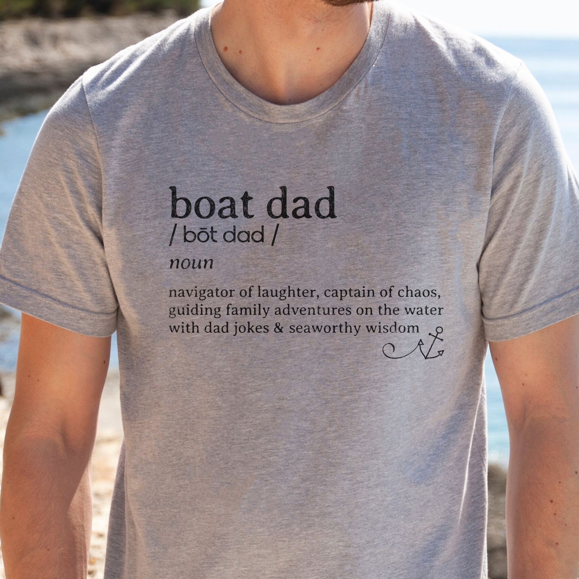Boat Dad Definition Shirt, Boat Gift for Dad, Funny Boat Dad Definition ...