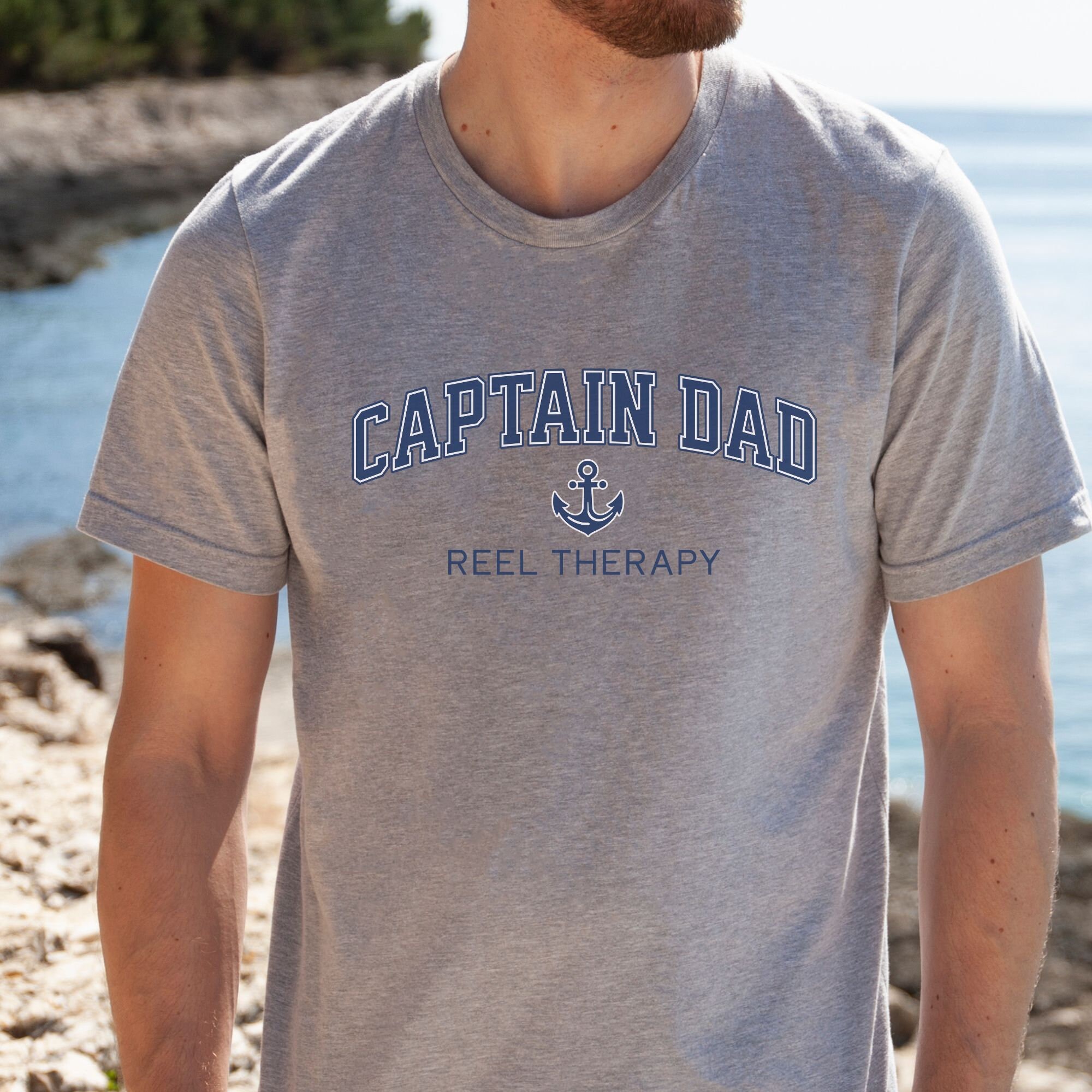 Captain Dad Boat Name T-shirt, Custom Boat Name, Nautical Shirt, Boat ...
