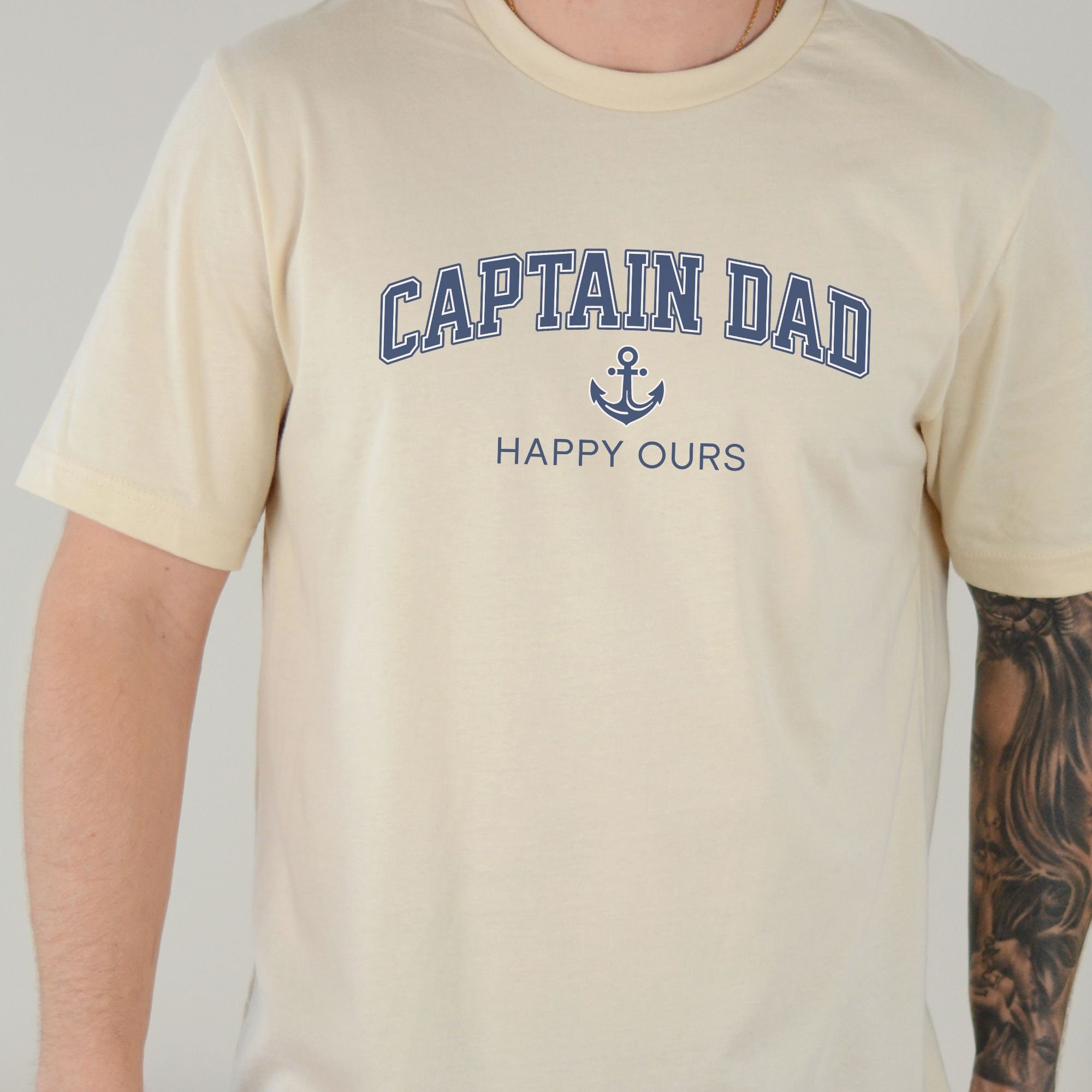 Captain Dad Boat Name T-shirt, Custom Boat Name, Nautical Shirt, Boat ...