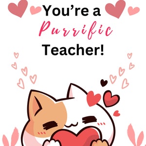 Printable Cute Animals Valentine's Day Cards for Kids, School Valentine ...
