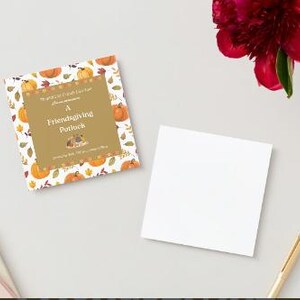 Printable Friendsgiving Potluck Invitation, Thanksgiving Dinner ...