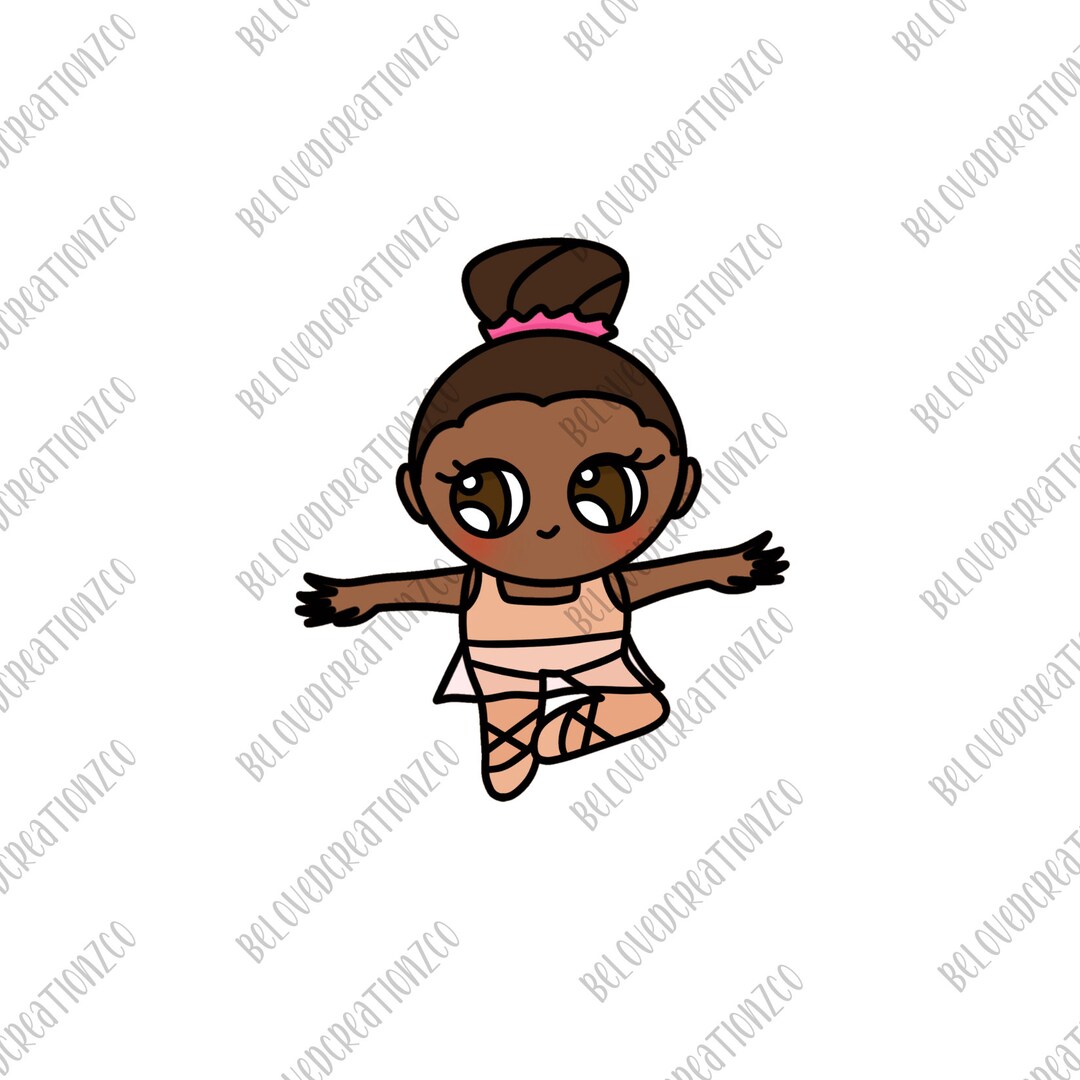 Little Ballerina Girl Ballerina Vinyl Die Cut Sticker, Balletcore ...