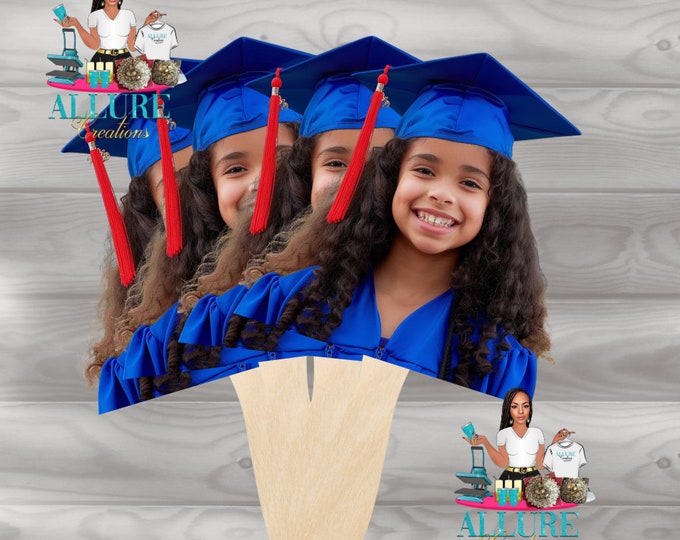 Graduation Big Head Fan, Custom Big Head, Big Head on a Stick Grad ...