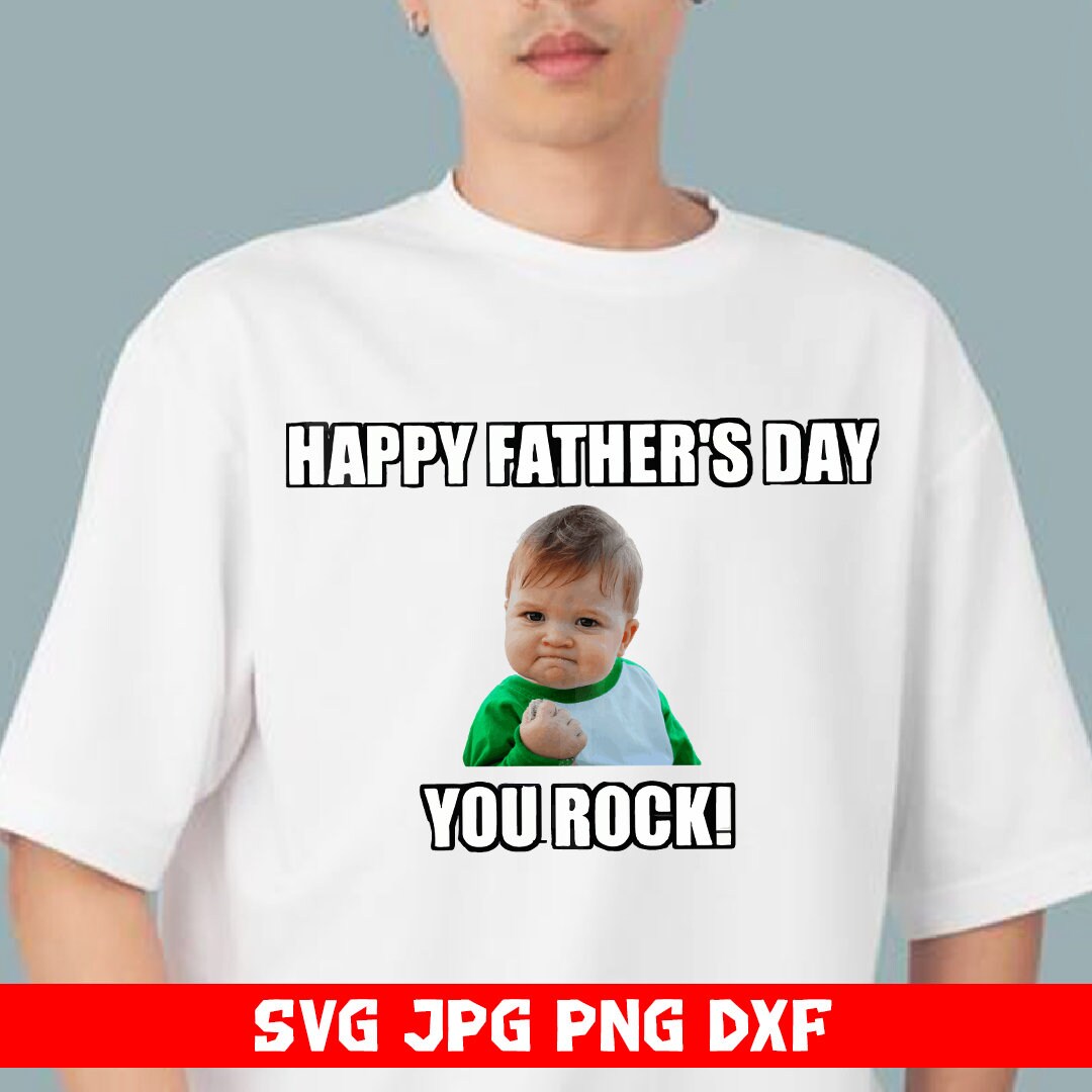 Happy Fathers Day You Rock SVG Father You Rock PNG Gifts for Father Day ...