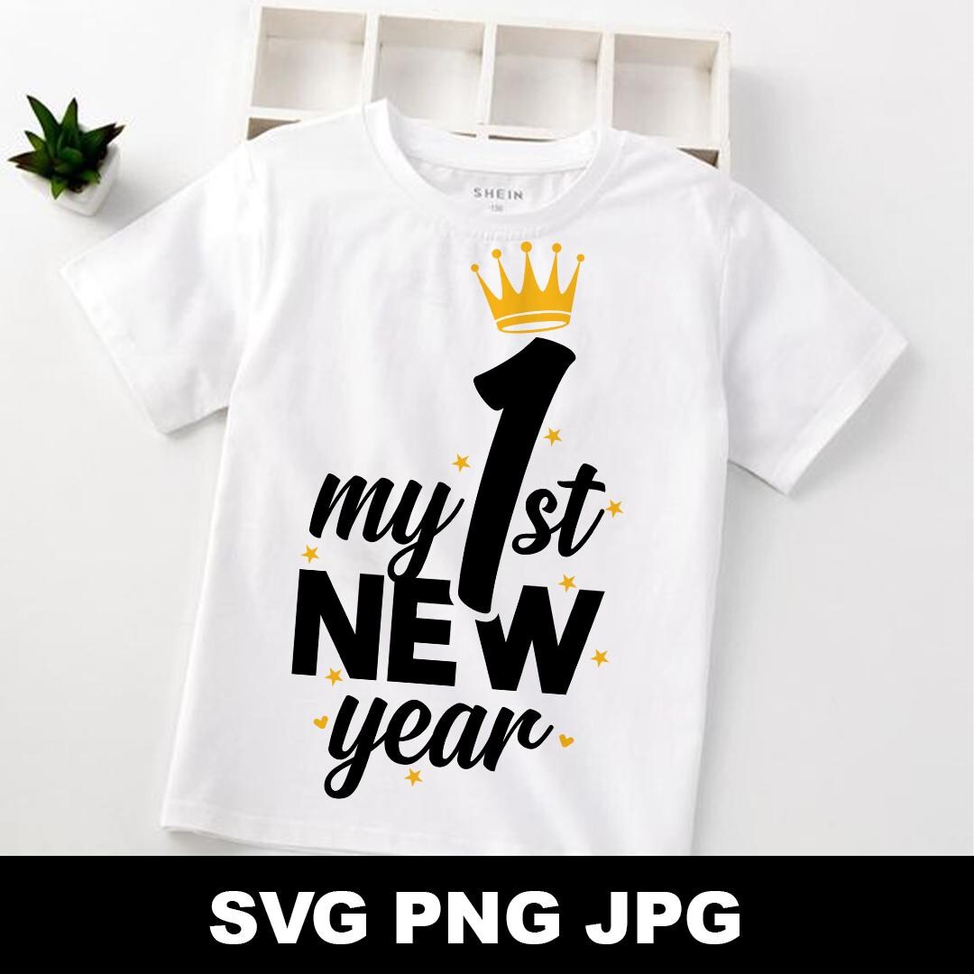 My 1st New Year's , 1st New Year's Baby PNG, Baby First New Year, New ...