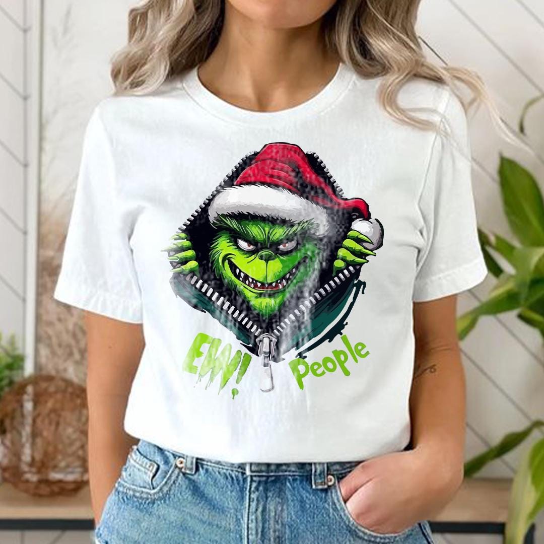 The Grench Ew the People Png, Christmas Tshirt Design, Christmas ...