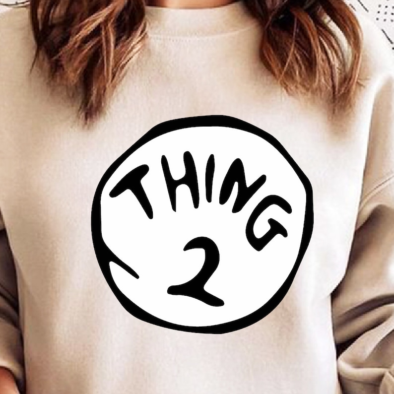 Thing 1 and Thing 2 Svg Png Dxf Eps - Etsy