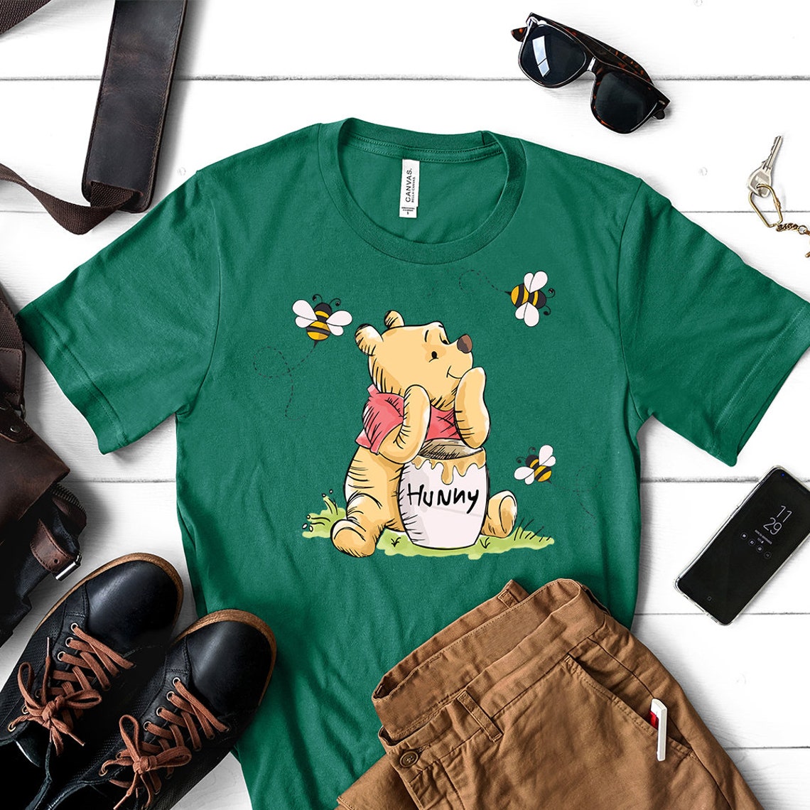 Honey Bear Watercolor Digital Clipart Bear With Honey Pot Png Honey ...