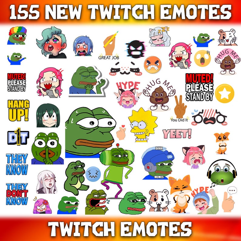 Twitch Emotes, Pepe Twitch Emotes, Dog Twitch Emotes, Tiktok Emotes ...