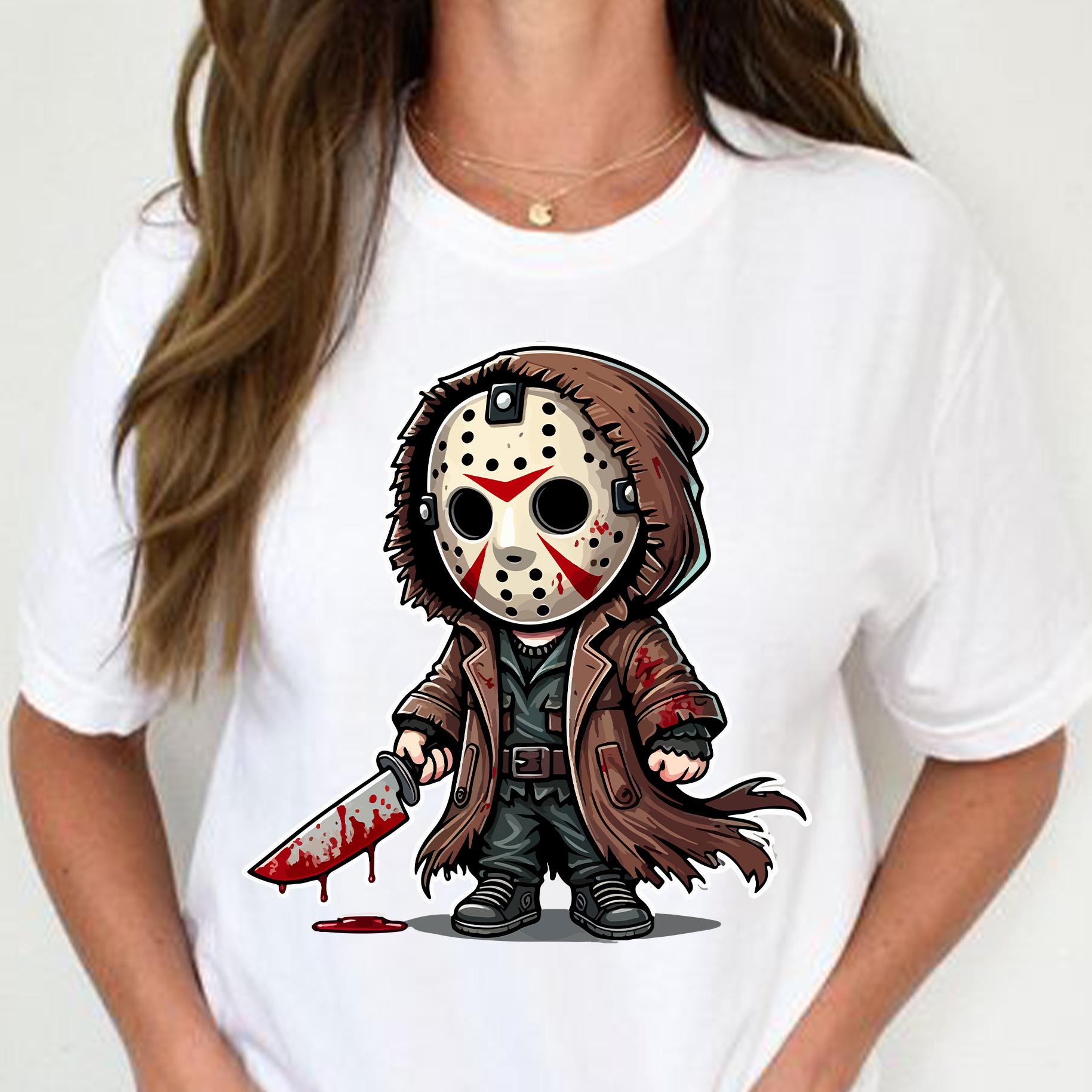 Chibi Horror Character SVG Cute Halloween Horror, Creepy Masked Killer ...