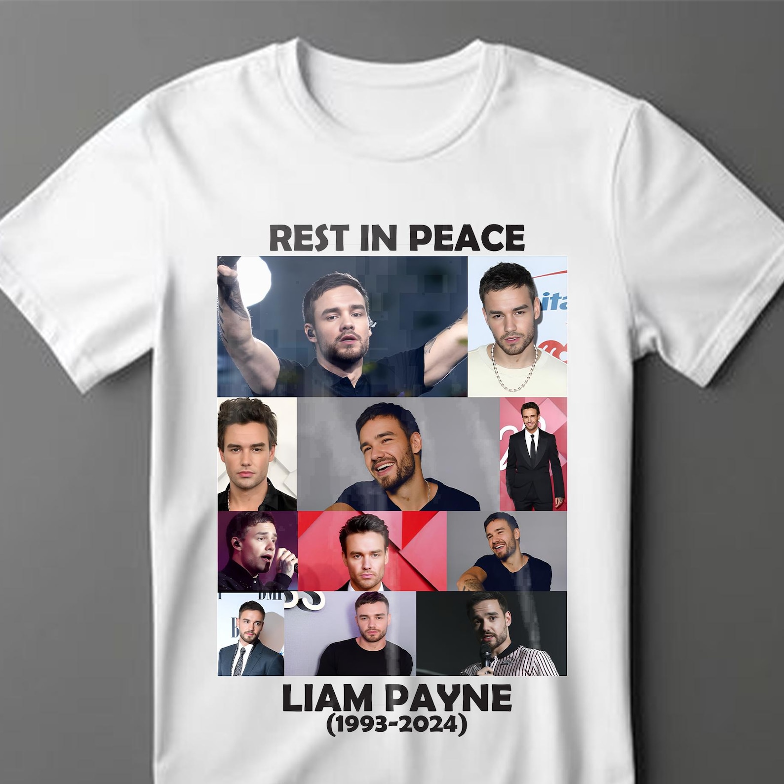 Rest in Peace Liam Payne Svgs, Liam Payne Thank You for the Memories ...