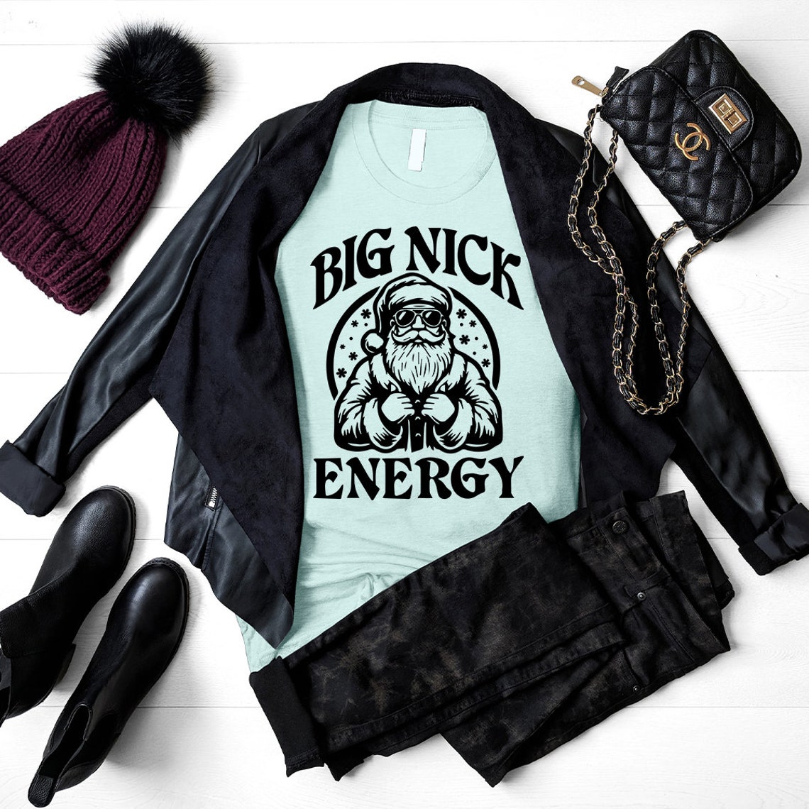 Funny Christmas SVG, Big Nick SVG, Santa Claus, Big Nick Energy Svg ...