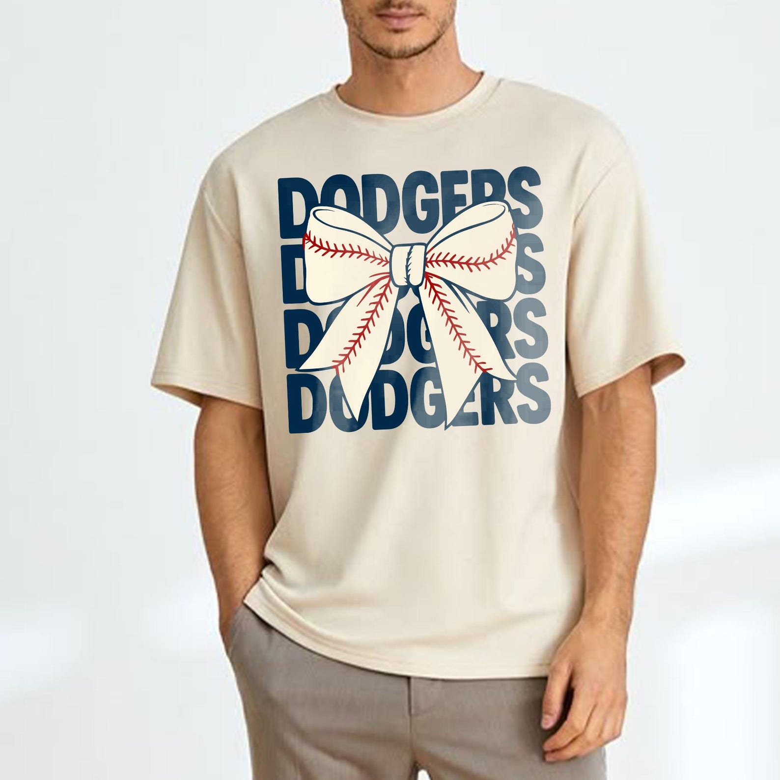 Dodgers Baseball Bow SVG | Cute Baseball Girl Clipart | LA Dodgers Fan ...