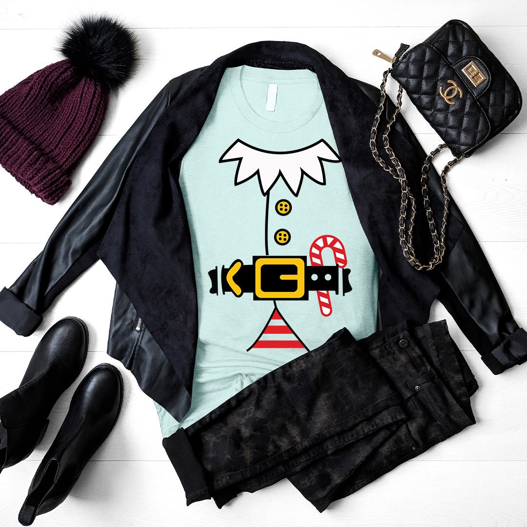 Christmas Elf Costume Svg, Elf Suit Svg, Elf Costume Cutting File, Elf ...