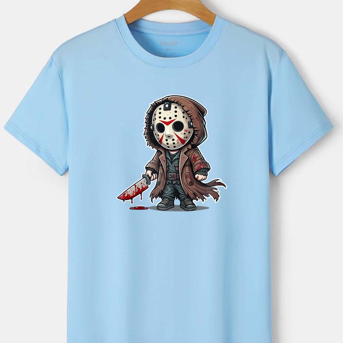 Chibi Horror Character SVG Cute Halloween Horror, Creepy Masked Killer ...