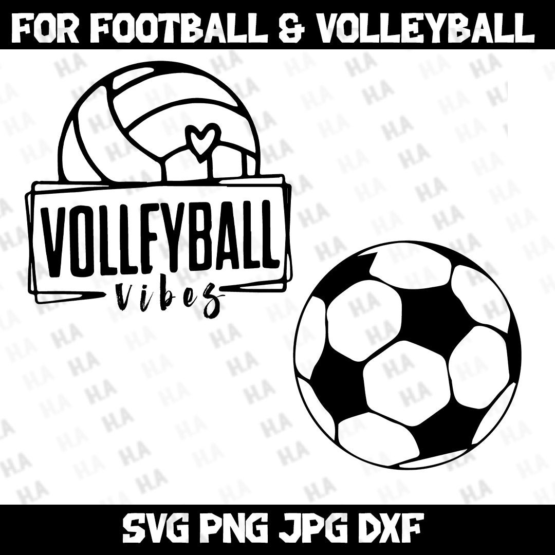 Soccer Ball Outline Svg Volleyball Vibes Shirt Game Day Volleyball ...