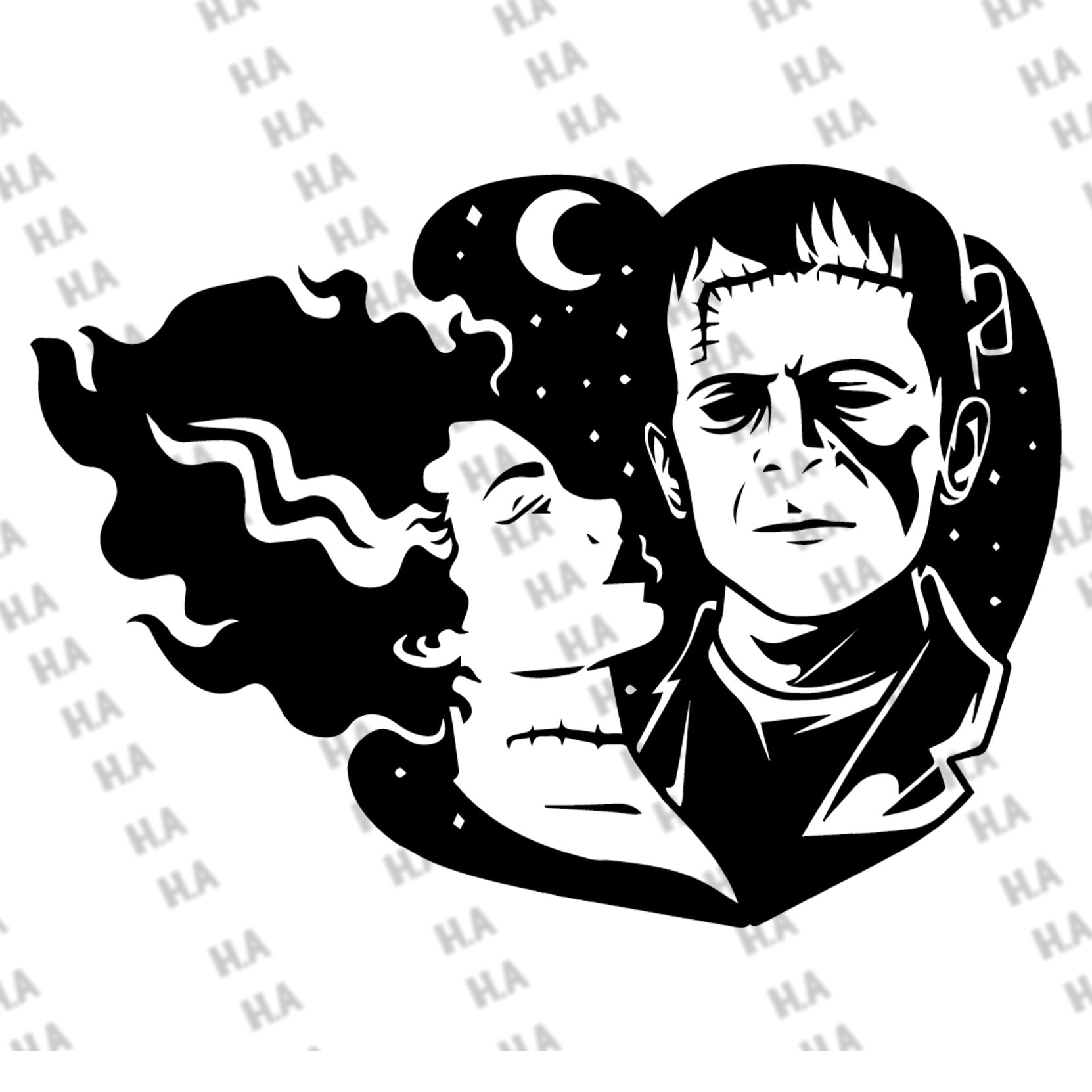 Frank Svg Png Bride of Frank Svg Halloween Svg Momster Svg Dadster ...