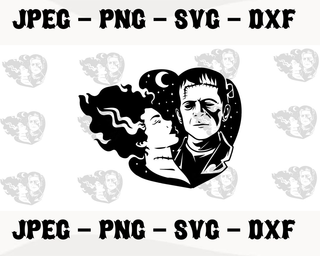 Frank Svg Png Bride of Frank Svg Halloween Svg Momster - Etsy